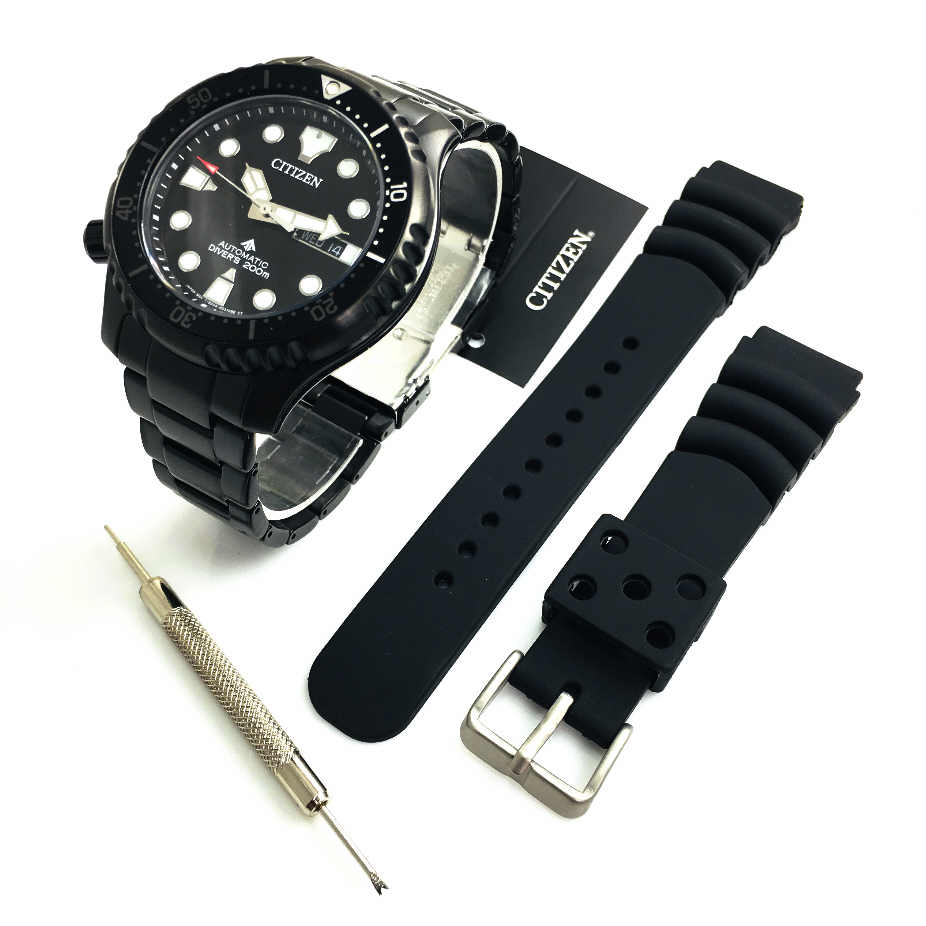 Men's Citizen Promaster Diver's Automatic Hack Dive Watch NY0145-86E