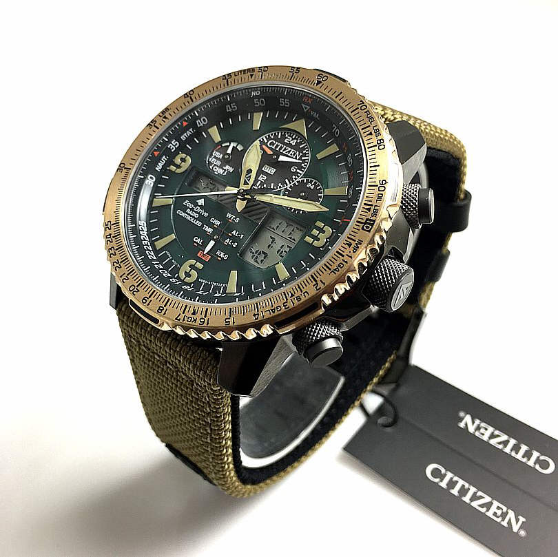 Men's Citizen Promaster Sky Radio Controlled Military Pilot Watch ...