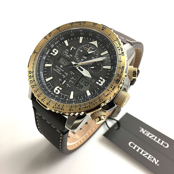 Men's Citizen Promaster Skyhawk A-T Atomic Pilot Watch JY8084-17H