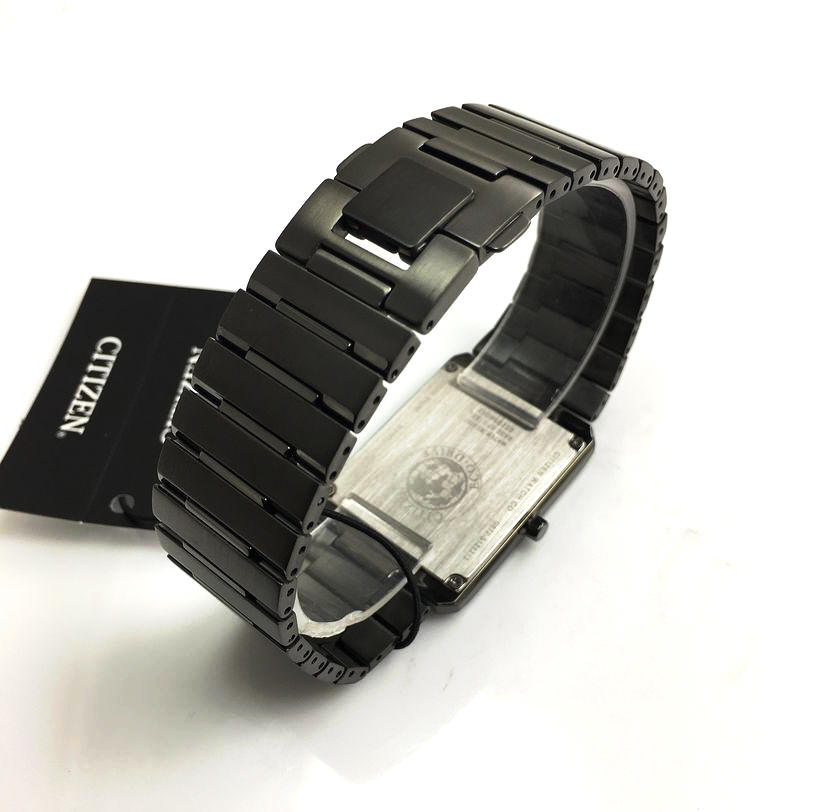 Men's Citizen Stiletto Eco-Drive Ultra Thin Case Solar Powered Watch ...