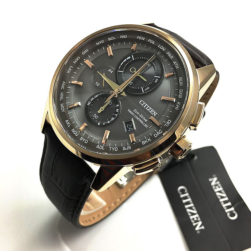 Men's Citizen World Chronograph A-T Atomic Watch AT8113-04H