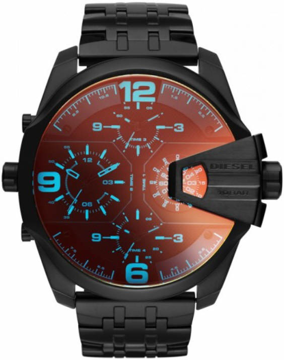 Men's Diesel Uber Chief Oversized 4 Time Zone Watch DZ7373