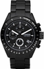 Men's Fossil Decker CH2601 black IP chronograph watch.