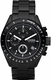 Men's Fossil Decker CH2601 black IP chronograph watch.