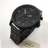 Men's Fossil Nate Chronograph Blackout Watch JR1401