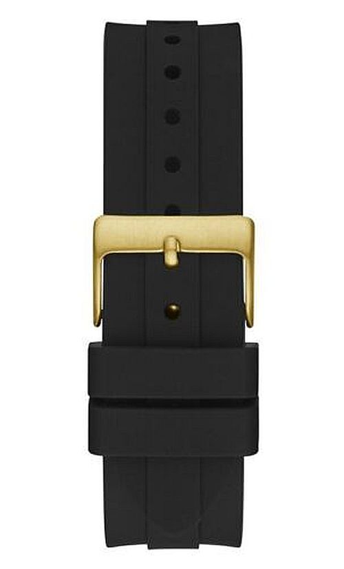 Men's Guess Gold Tone Classic Rubber strap Watch GW0388G2