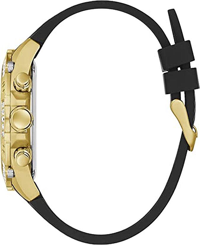 Men's Guess Gold Tone Crystallized Multifunction Watch GW0333G2
