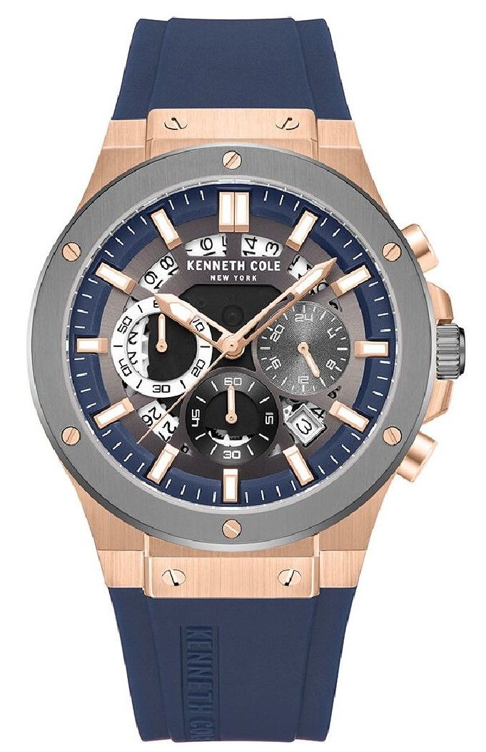 Men's Kenneth Cole Chronograph Dress Sport Watch KCWGO0035502