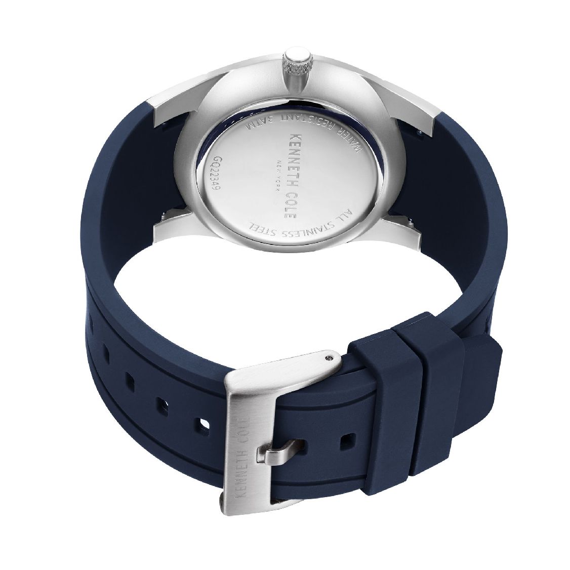 Men's Kenneth Cole Silicone Strap Dress Sport Watch KCWGQ2234902