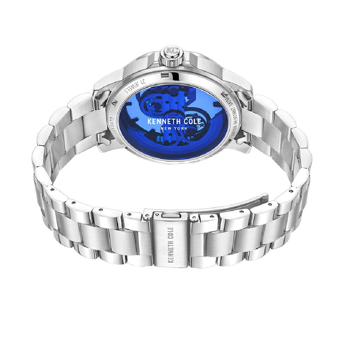 Men's Kenneth Cole Stainless Steel Automatic Skeleton Watch KCWGL0033705