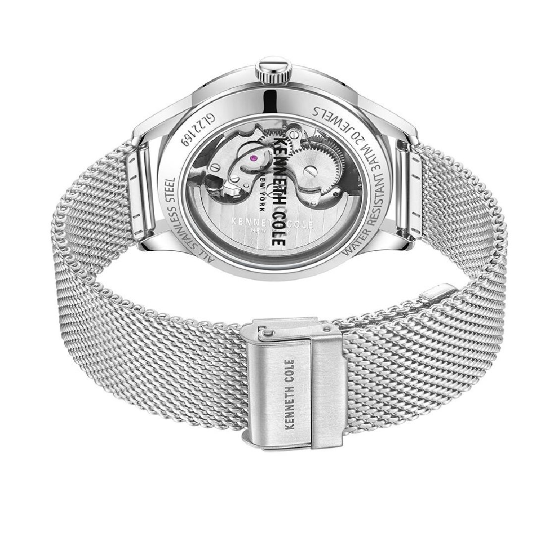 Men's Kenneth Cole Stainless Steel Automatic Skeleton Watch KCWGL2216906