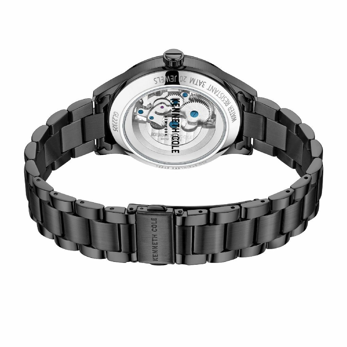 Men's Kenneth Cole Stainless Steel Automatic Skeleton Watch KCWGL2232505