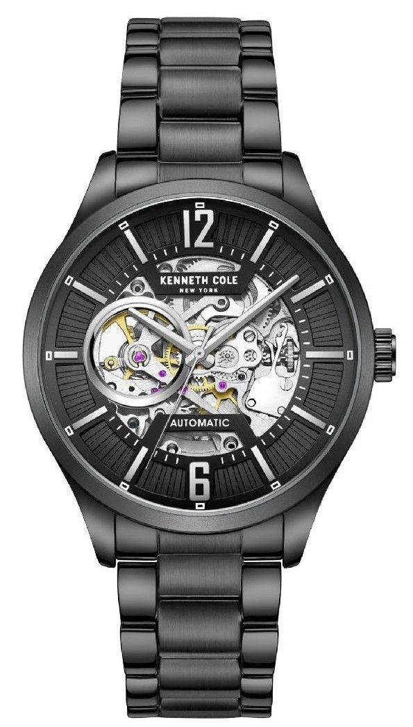 Men's Kenneth Cole Stainless Steel Automatic Skeleton Watch KCWGL2232505