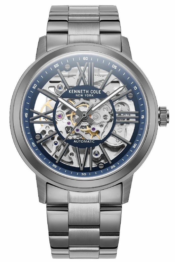 Men's Kenneth Cole Stainless Steel Automatic Skeleton Watch KCWGL2233203