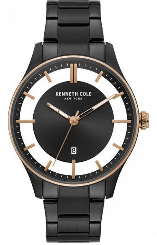 Men's Kenneth Cole Transparency Stainless Steel Band Watch KC50919001