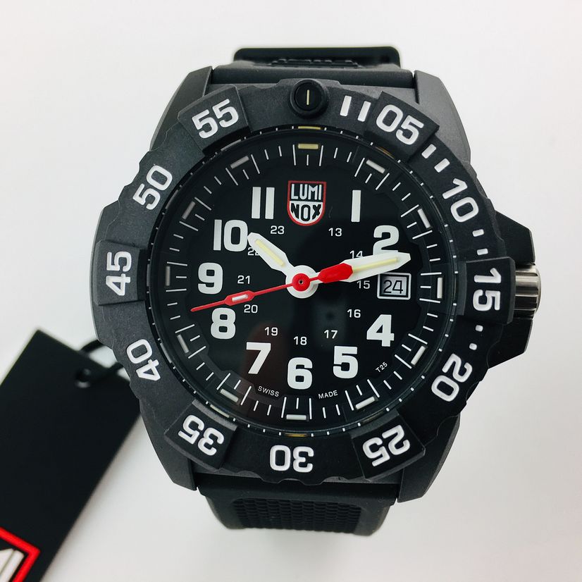 Men's Luminox Navy SEAL Trident Diver's 45mm Watch Set 3501.VP1.SET