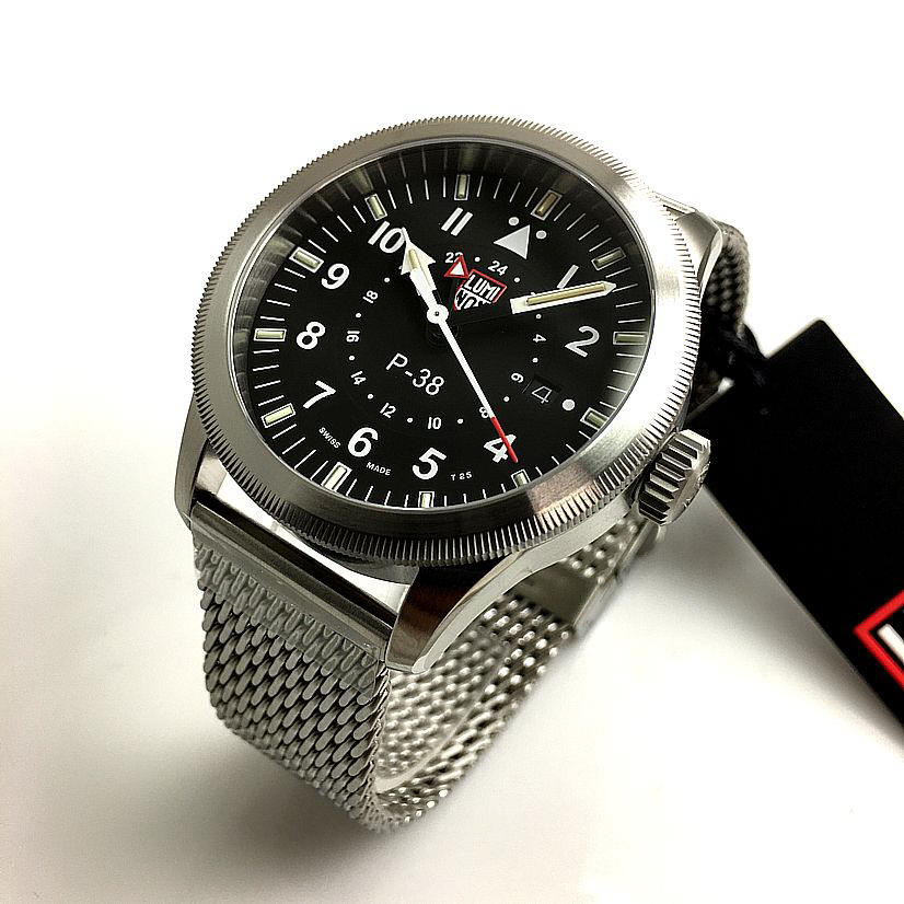 Men s Luminox P 38 Lightning Pilot GMT 2 Time Zone Watch 9522 Men s Luminox P 38 Lightning Pilot GMT 2 Time Zone Watch 9522
