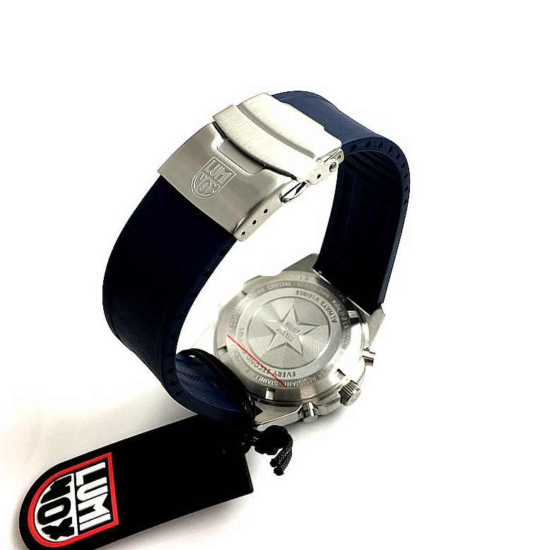 Men's Luminox Pacific Diver Chronograph Blue Strap Swiss Watch 3143