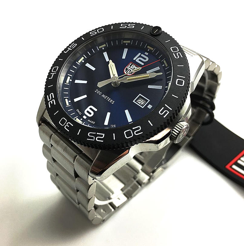 Men's Luminox Pacific Diver Stainless Steel Dive Watch 3123