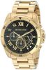 Men's Michael Kors Brecken Gold Steel Chronograph Watch MK8481
