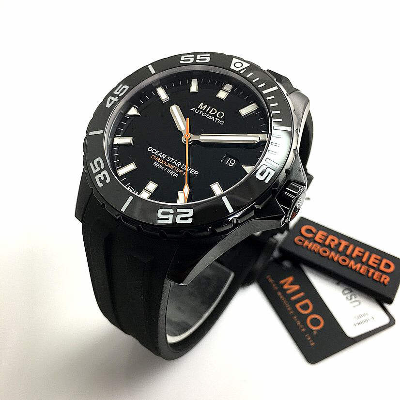 Men's Mido Ocean Star 600 Chronometer Automatic Diver's Watch ...