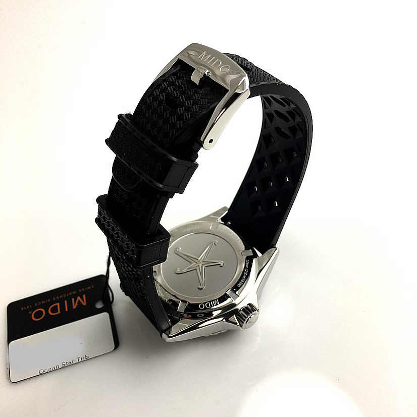 Men's Mido Ocean Star Tribute Automatic Red Dial Diver's Watch ...