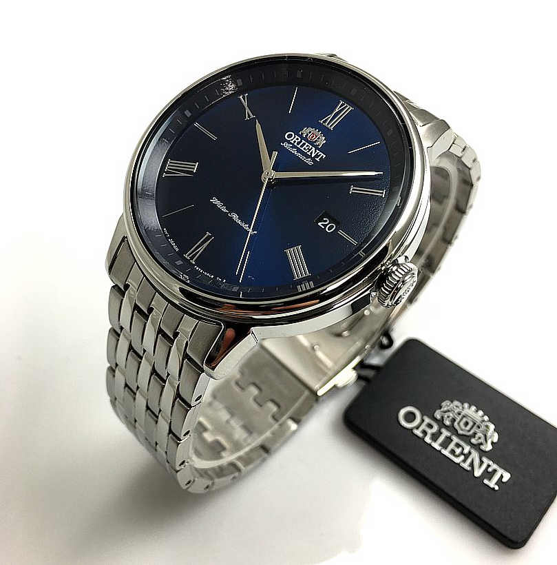 Men's Orient Automatic Stainless Steel Classic Blue Dial Watch RA ...