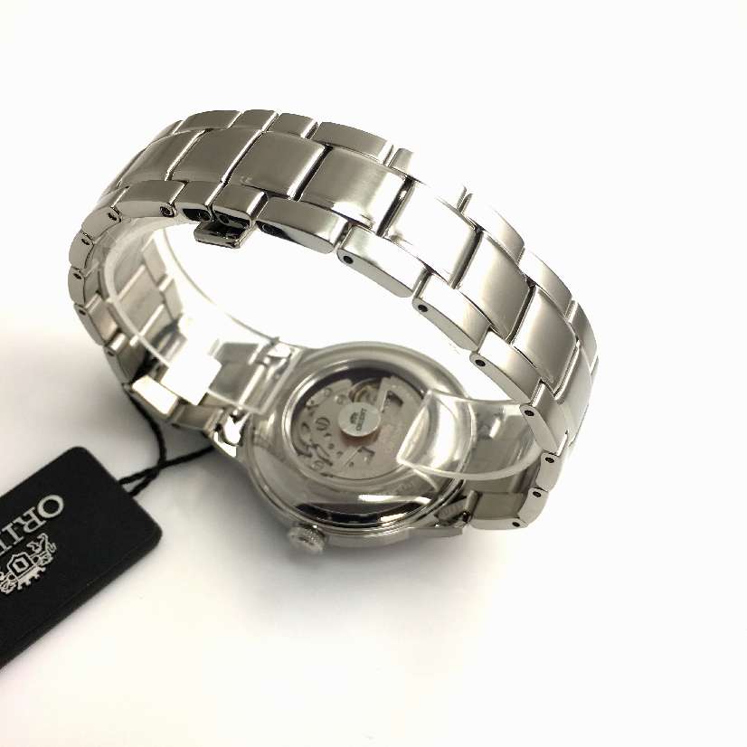 Men's Orient Bambino Open Heart Automatic Watch RA-AG0027Y10B