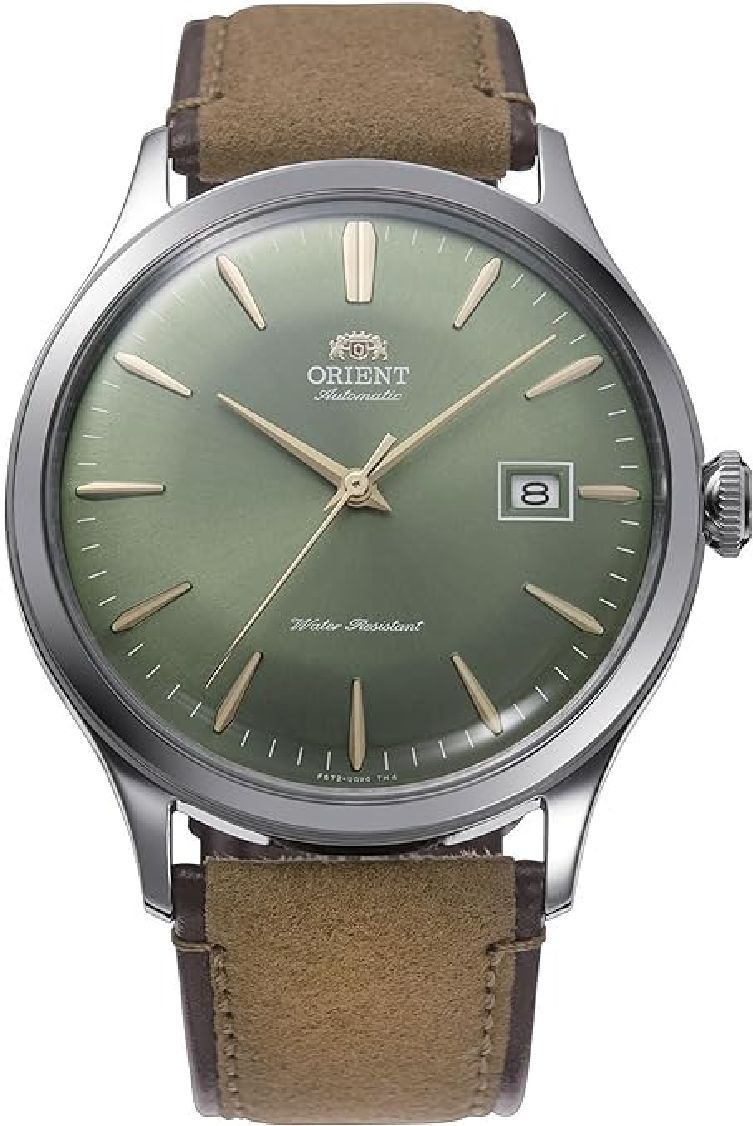 Men's Orient Bambino Version 4 Green Dial Automatic Watch RA-AC0P01E10B