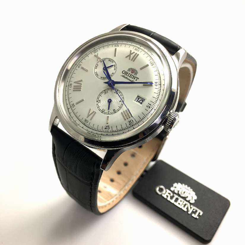 Men's Orient Bambino Version 8 Day-Date 24 Hour Automatic Watch RA ...