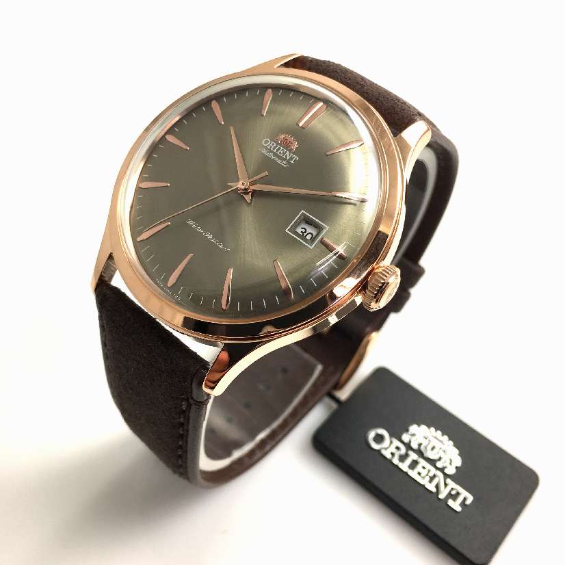 Men's Orient Bambino Version Rose gold Automatic Watch RA-AC0P04Y10B