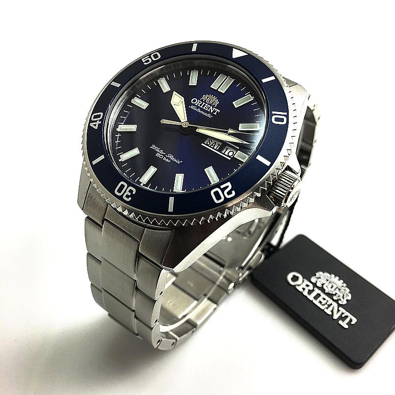 Men's Orient Kanno Diver Automatic 200M Steel Dive Watch RA-AA0009L