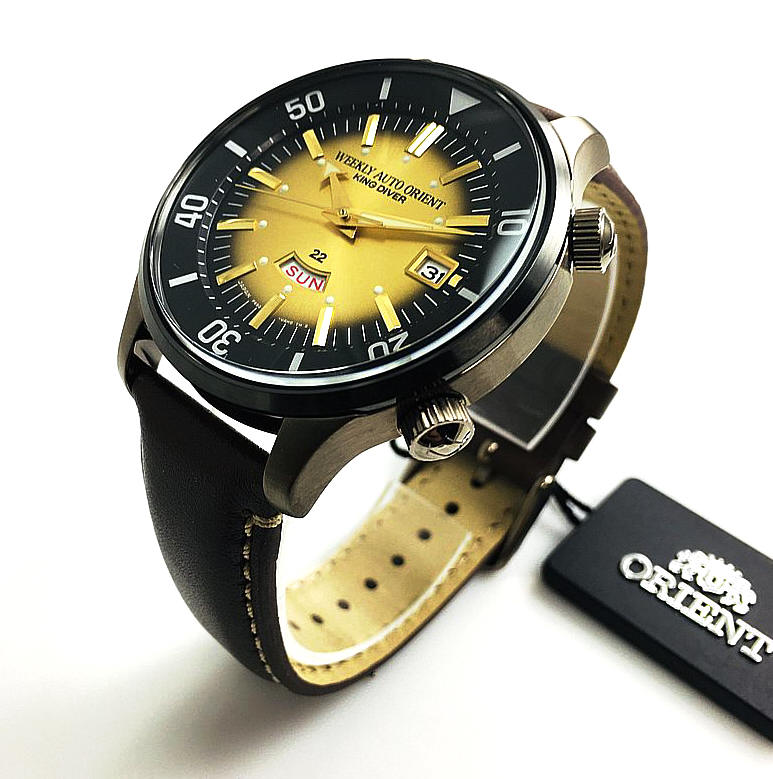 Men's Orient King Diver Automatic 200M Steel Dive Watch RA-AA0D04G