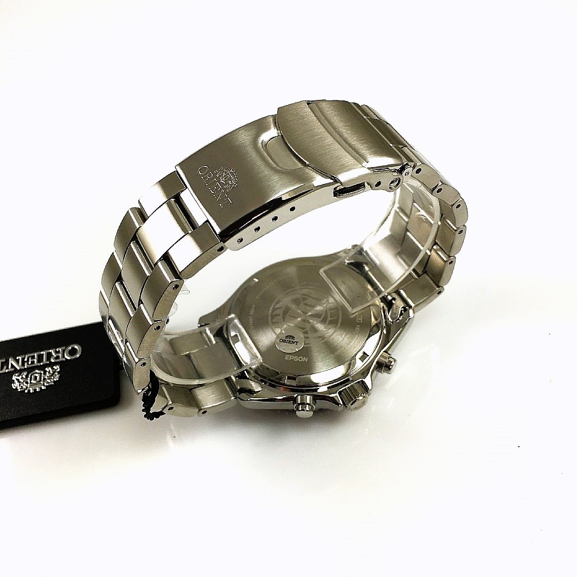 Men's Orient Mako Panda Solar Powered Chronograph Watch RA-TX0203S10B