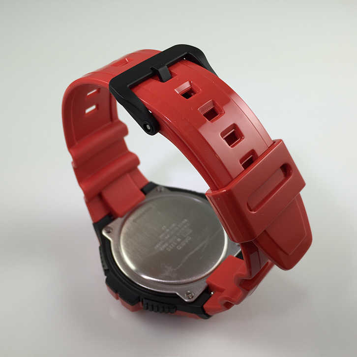 Men's Red Casio Tough Solar Power Sports Watch WS220C-4AV