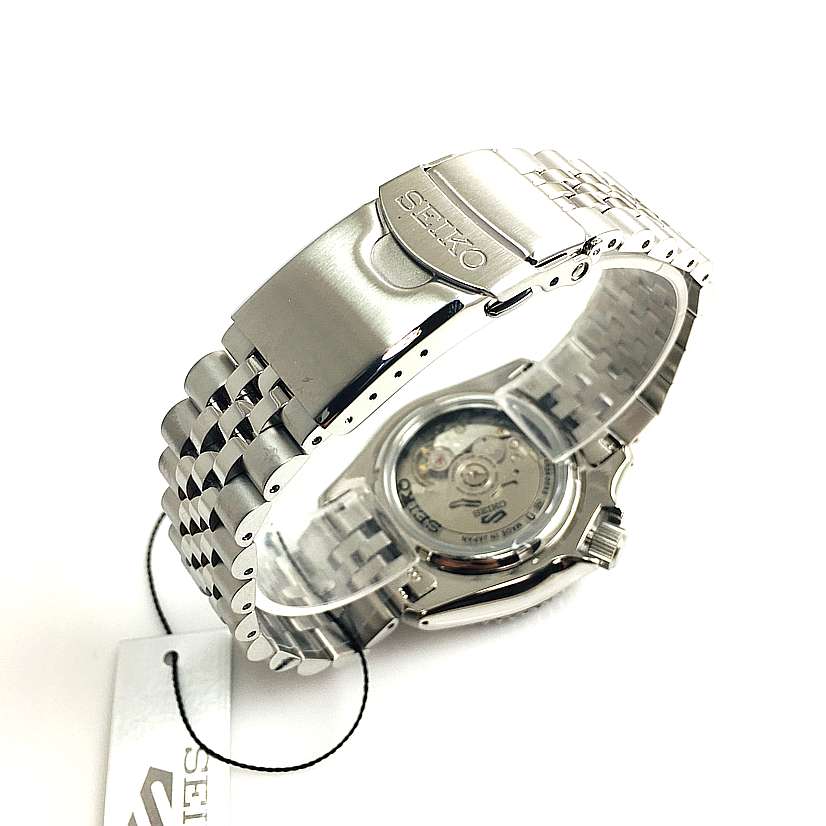 Men's Seiko 5 GMT Diver's SKX Automatic Orange Dial Watch SSK005