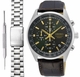 Men's Seiko Chronograph Stainless Steel Sports Watch SSB385 SSB385P1