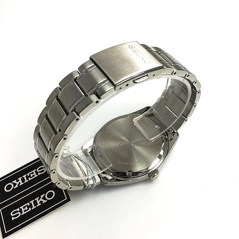 Men's Seiko Silver Tone Stainless Steel Classic Watch SUR307 SUR307P1