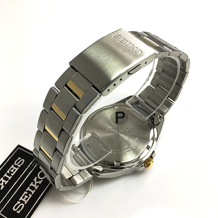 Men's Seiko Two Tone Stainless Steel Classic Watch SUR211 SUR211P1