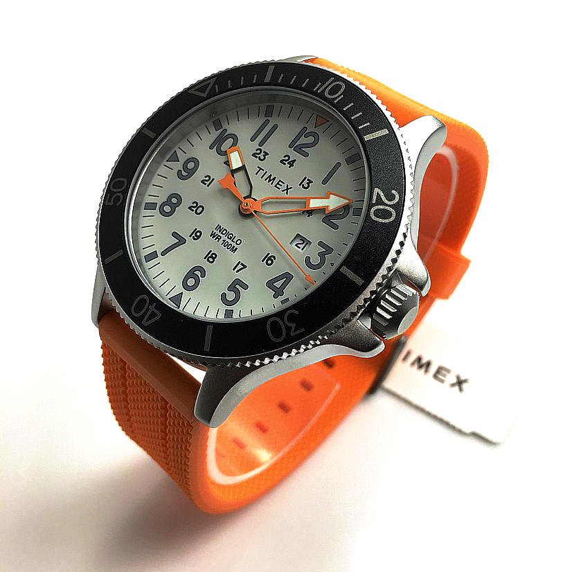 Men's Timex Expedition Allied Coastline Orange Band Watch TW2R67400