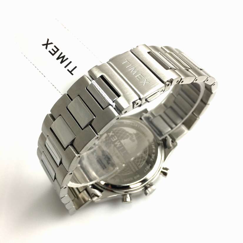 Men's Timex Heritage Chronograph Silver Watch TW2U90900
