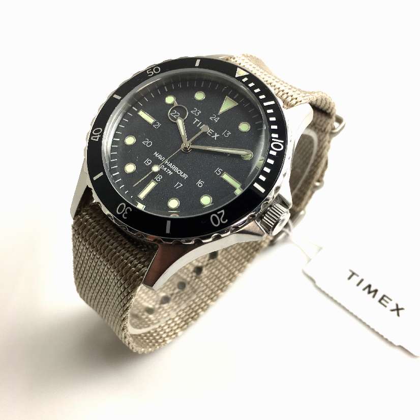 Men's Timex Navi XL 41mm Tan Strap Watch TW2U90000