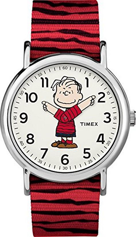 Men's Timex Weekender X Peanuts Red Linus Watch TW2R41200