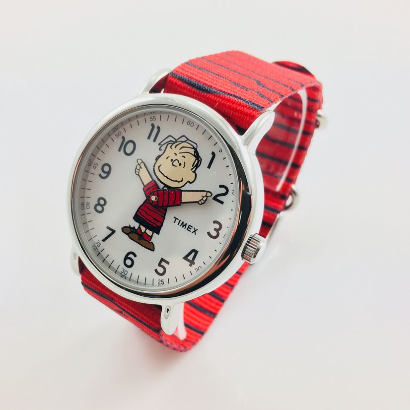 Men's Timex Weekender X Peanuts Red Linus Watch TW2R41200