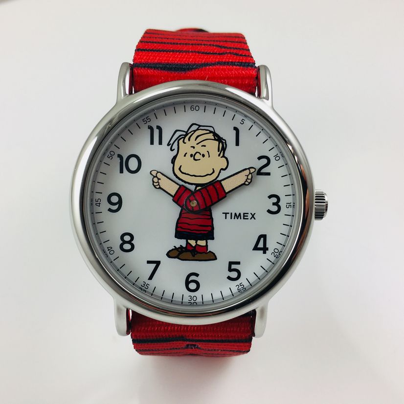 Men's Timex Weekender X Peanuts Red Linus Watch TW2R41200