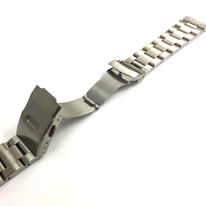 Bulova Compatible Metal Steel Oyster Style Replacement Curved End Watch ...