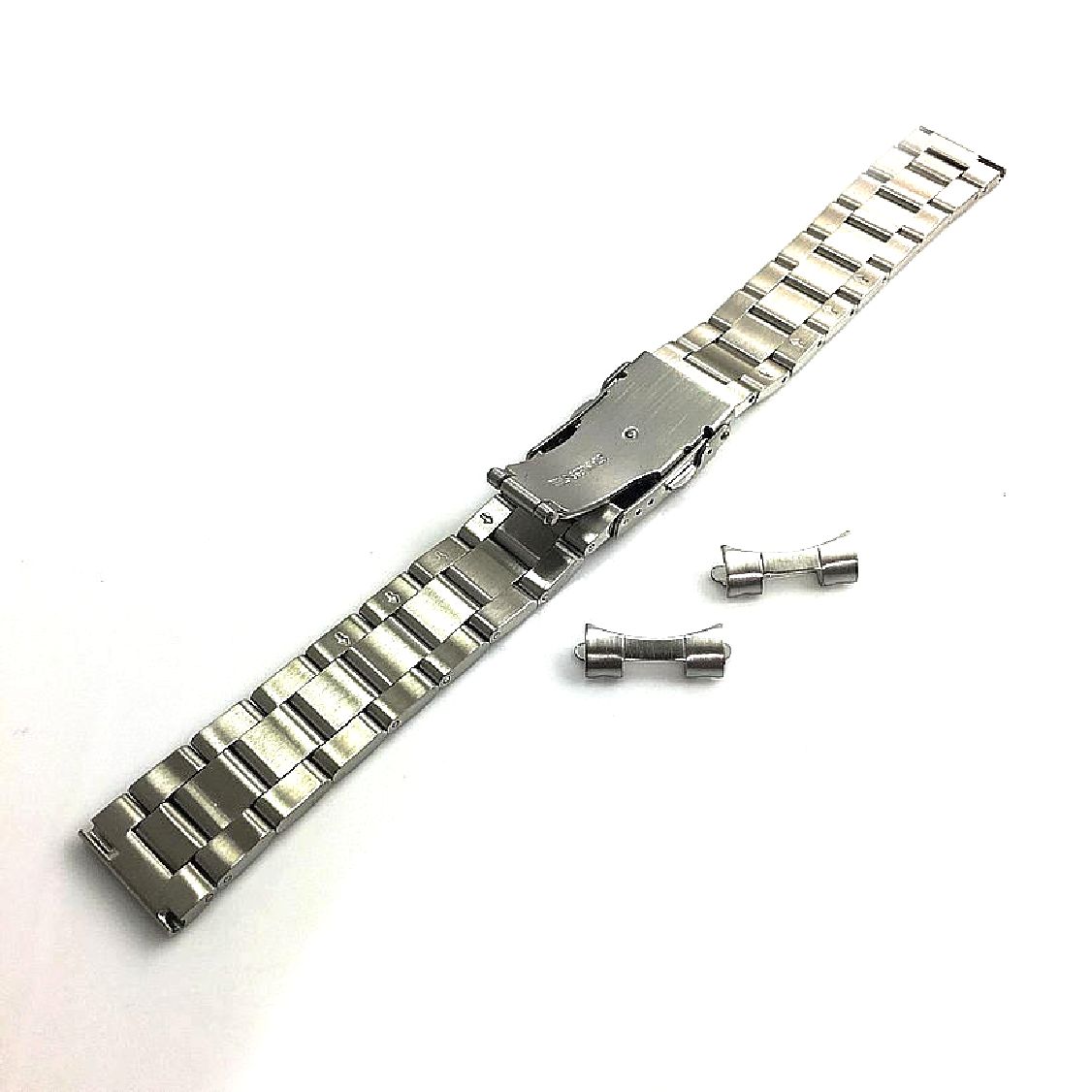 Longines Compatible Metal Steel Brushed Curved End Watch Band #7006