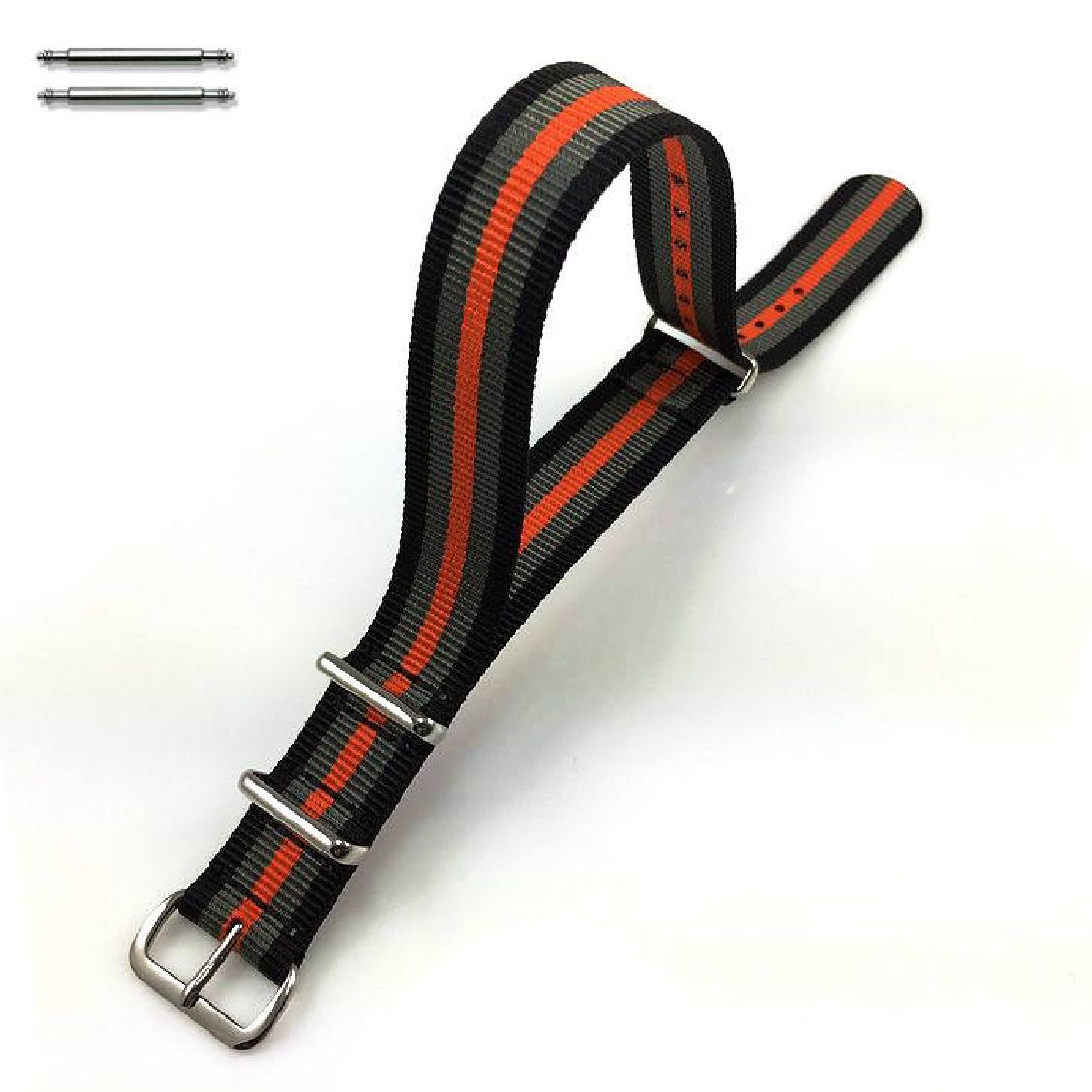 Victorinox Swiss Army Compatible Orange Gray & Black Stripes One Piece ...