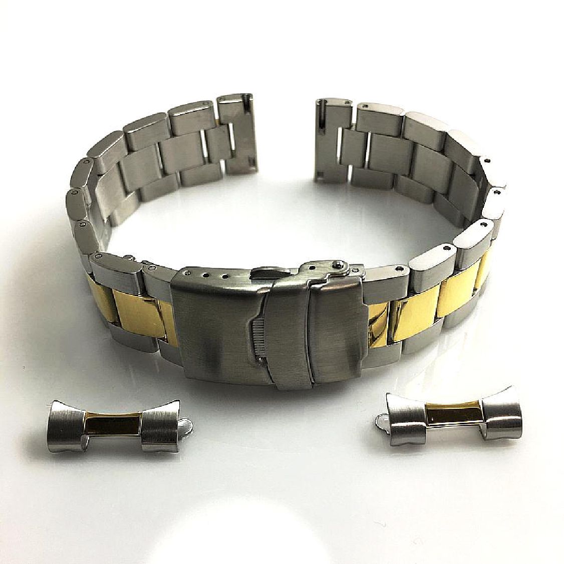 Pack of 2 Steel and Leather Replacement Watch Band Fits Invicta Pro ...