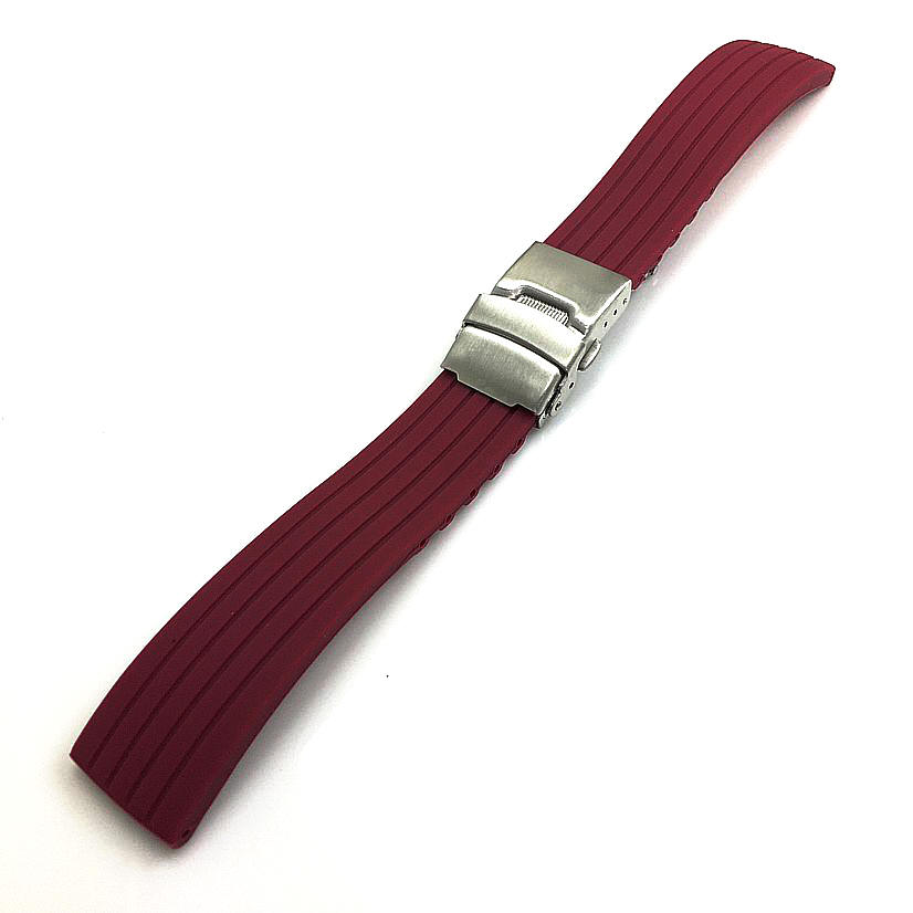 Skagen Compatible Red Silicone Replacement Watch Band Strap Double ...